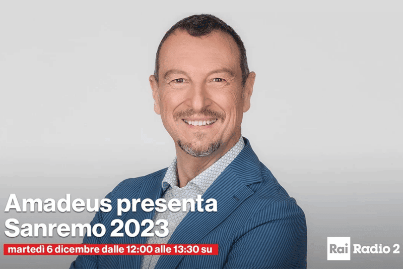 Amadeus conduttore per un giorno di Rai Radio2 - Radiospeaker.it