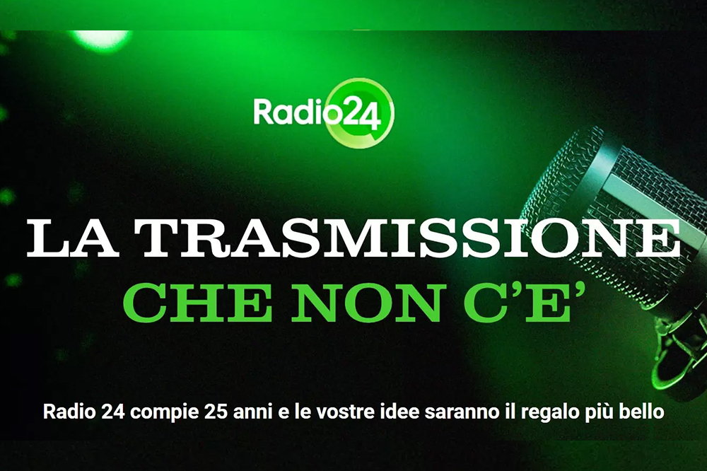 25 anni di Radio 24: "Inventa la trasmissione che non c'è ...