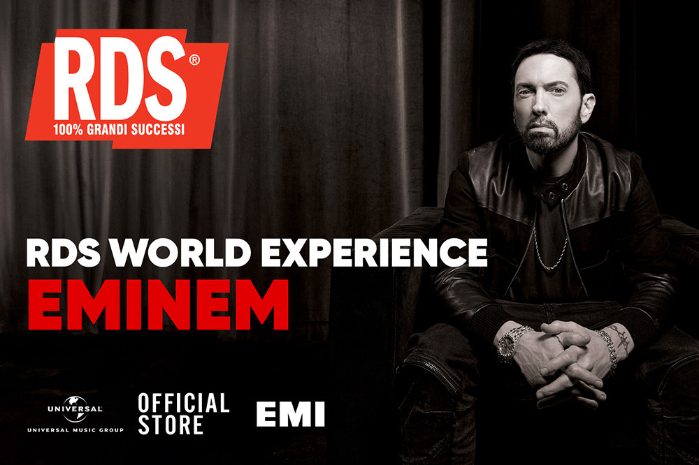 RDS lancia l'iniziativa "RDS World Experience: Eminem" - Radiospeaker.it